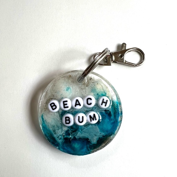 Other | Custom Beach Keychain Beach Bum | Poshmark